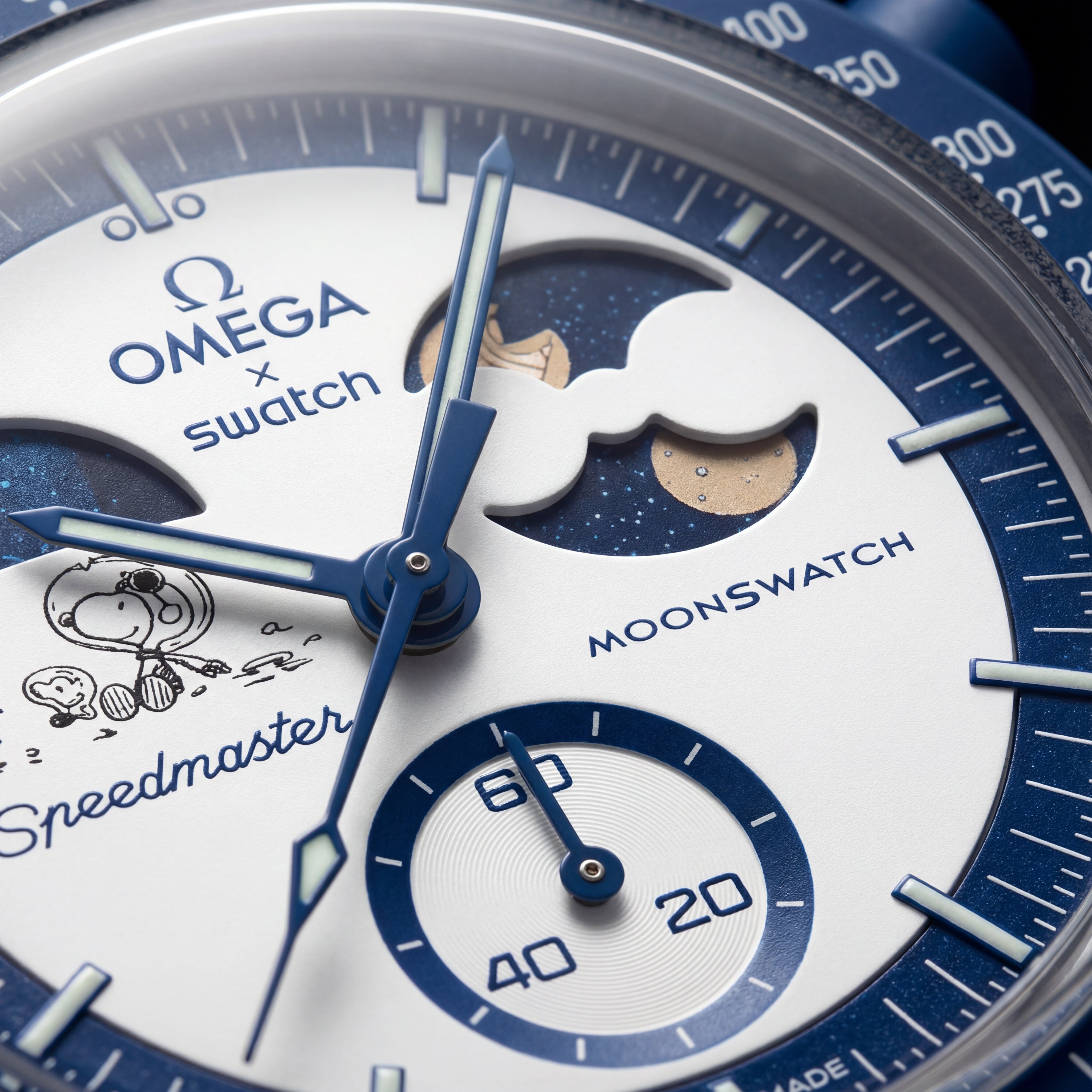 Blue Moon Chronograph Watch with Tachymeter Bezel – Tick Talks