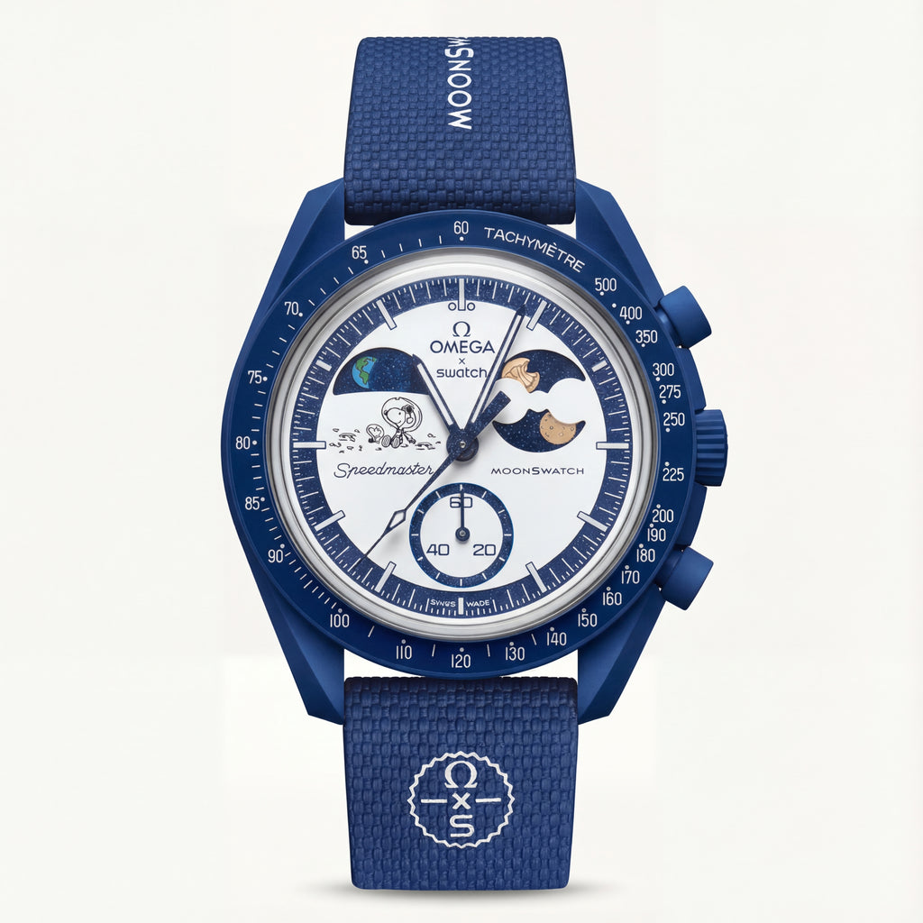 Blue Moon Chronograph Watch with Tachymeter Bezel – Tick Talks
